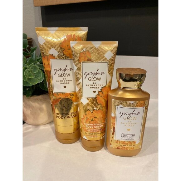 Bath & Body Works | Bath & Body | Bath Body Works Gingham Glow New 3 Pc ...